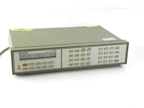 Keysight 3488A Switch Control Unit With 4ea 44474A 1ea 44472A With Blocks Global Test Equipment
