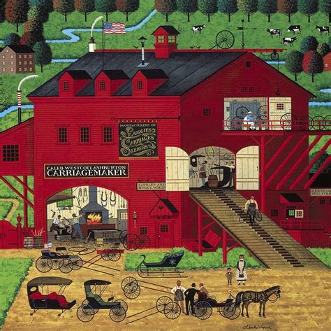 300 Piece Jigsaw Puzzle For Adults Charles Wysocki Calebs Buggy Barn Intellectual Decompressing