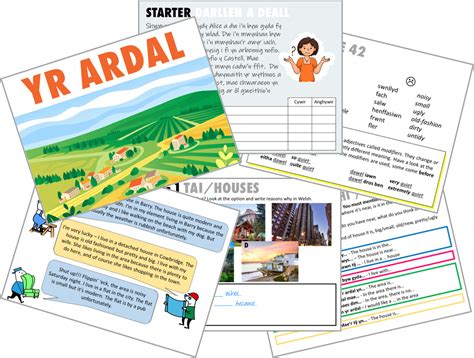 Powerpoints ‘yr Ardal Ca3 Gwers 7 ‘the Area Powerpoints Ks3 Lesson 7 Teaching Resources