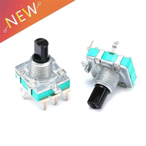 5pcs Ec16 Audio Encoder 360 Degree Rotary Encoder E16 Coding 3pin