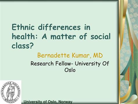 Ppt Ethnic Differences In Health A Matter Of Social Class Powerpoint Presentation Id235629