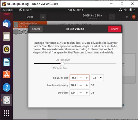Increasing Disk Space On File System Root Ubuntu 2004 Nucleio