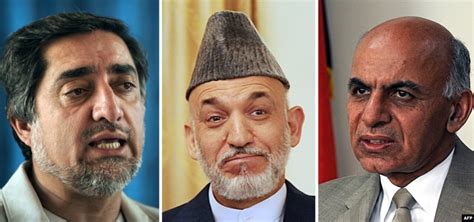 Afghan Vote Results Point To Abdullah Ghani Runoff