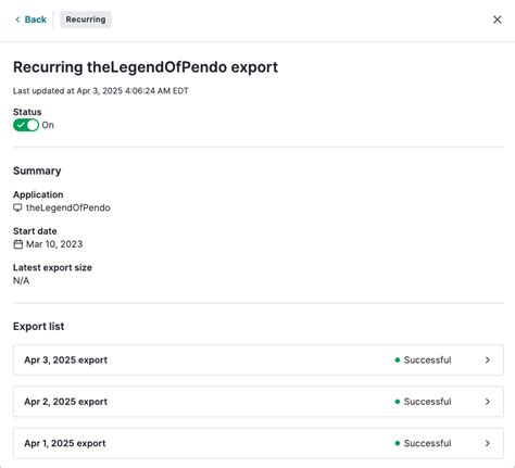 Data Sync Event Export Handling Pendo Help Center