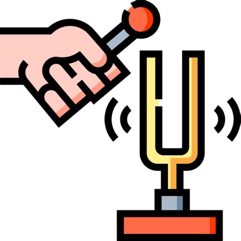 Tuning Fork Detailed Straight Lineal Color Icon