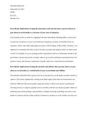 Module 4 Project Docx Alexandra McGraw September 25 2022 SNHU Psy 355