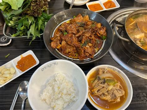 인천서구 청라 한식 맛집 가성비 좋은 쌈밥집 예향정 네이버 블로그