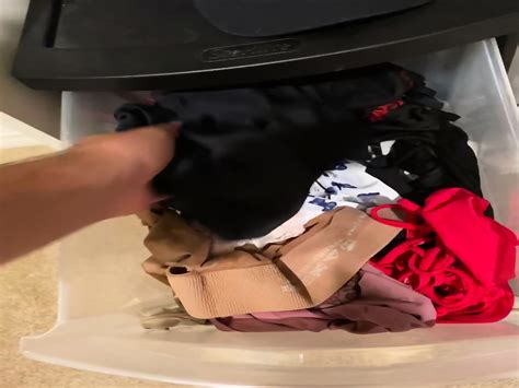 Going Through Panty Drawer