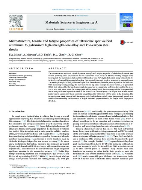 Pdf Microstructure Tensile And Fatigue Properties Of Aa6061 20vol