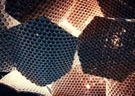 Office In A Former Strip Club Featuring Concrete Cast With Bubble Wrap