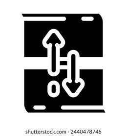 Scroll Hijacking Ux Ui Design Glyph Stock Vector Royalty Free Shutterstock
