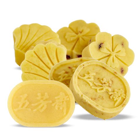 【五芳斋官方旗舰店】五芳斋绿豆糕礼盒装食品 传统点心冰糕点小吃杭州特产零食绿豆饼