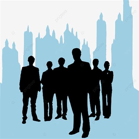 사업 사람들 및 건물 일러스트 실루엣 비즈니스 사진 사업가 사람 뒷모습 Png 일러스트 및 Psd 이미지 무료 다운로드