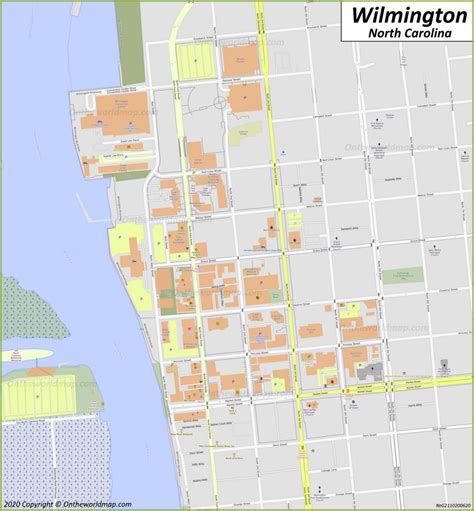 Downtown Wilmington Nc Map Historic District