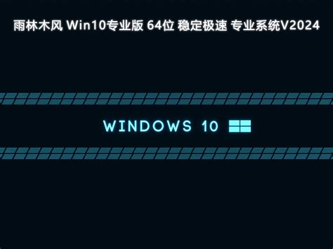 雨林木风 Win10专业版 稳定极速专业系统 64位 V20247下载系统之家