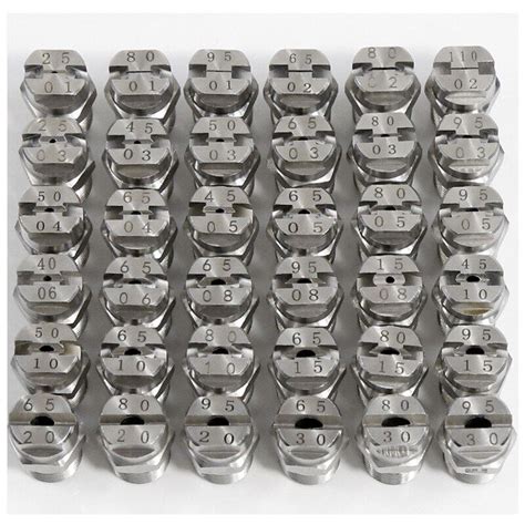 Jual Nozzle V Jet Stainless Steel Water Flat Fan Vee Jet Spray Nozzle