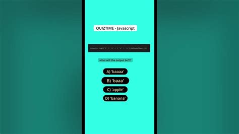 comment the answer javascript quiz coding programming webdev