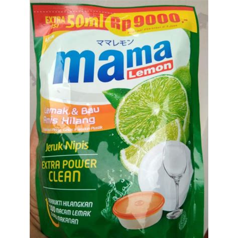 Jual Mama Lemon Jeruk Nipis 9 000 Cairan Pencuci Piring 400ml Shopee