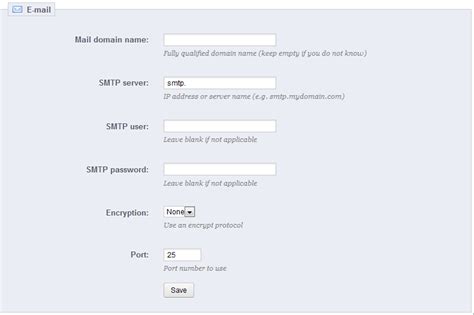 Modifying Advanced Parameters For Email In Prestashop 15 Inmotion