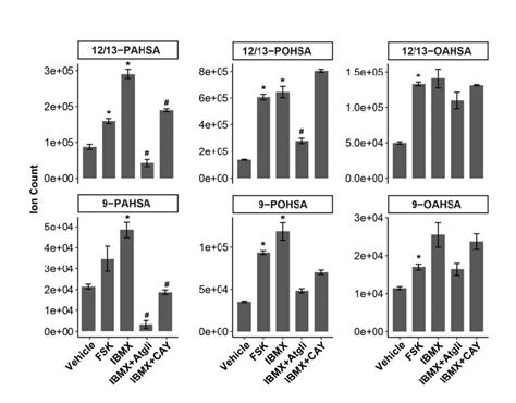 Fahfa Levels Are Regulated By Lipolysis Fahfa Levels Were Increased