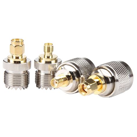 In UHF To SMA RF Coaxial Connector Adapter Alexnld