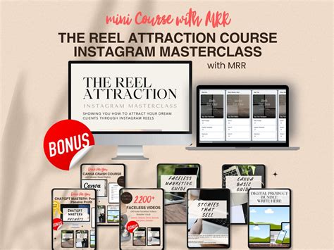 The Reel Attraction Masterclass Instagram Mini Course Instagram Hooks