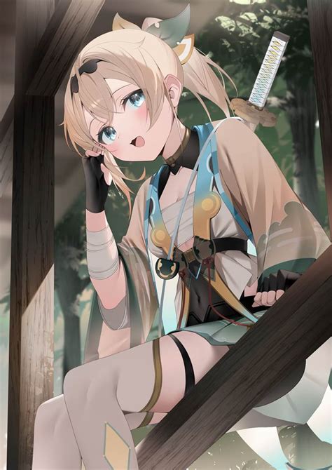 准备はできたでござるか？插画师ryuya的风真伊吕波插画图片 Bobopic