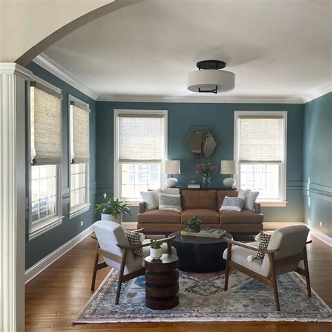 Benjamin Moore Mid Tone Blue Paint Colors For Living Room