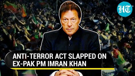 Imran Khan Booked For Threatening Cops Judge Ex Pak Pms Live