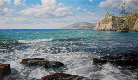 Валерій Черненко художник мариніст Замовити картину олією