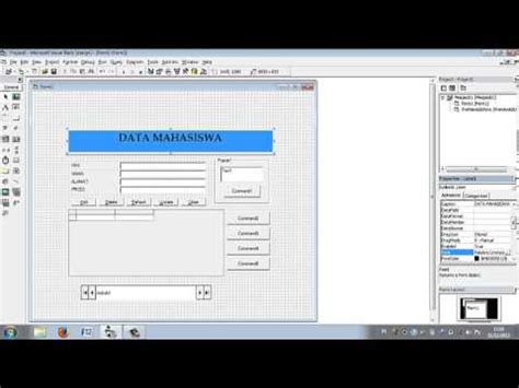 TUTORIAL MENCARI DATA DALAM DATABASE MENGGUNAKAN VISUAL BASIC 6 0 YouTube