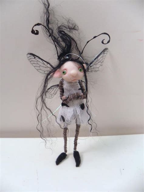 Ooak Bug Pixie Fairy Poseable 211 Art Doll By Dinkydarlings Etsy