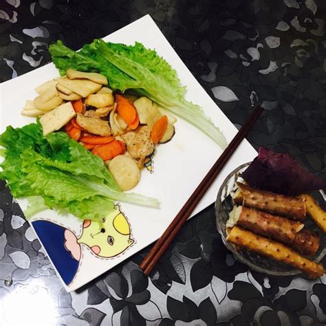 【低卡减脂瘦身餐——杏鲍菇煎炒鸡胸肉图片】油爆蒜泥下厨房