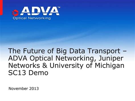 the future of big data transport adva optical networking juniper