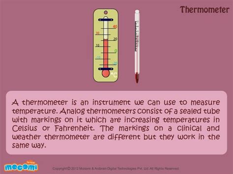 Facts About Thermometer