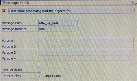 LTMOM Run Time Migration Object Error SAP Community