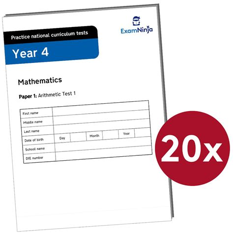 Buy Y4 Sats Arithmetic Papers Ages 8 9 Exam Ninja