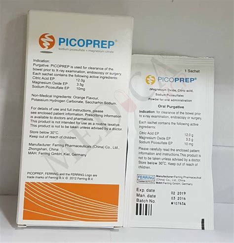 Medica Rcp Picoprep Indications Side Effects Composition Route