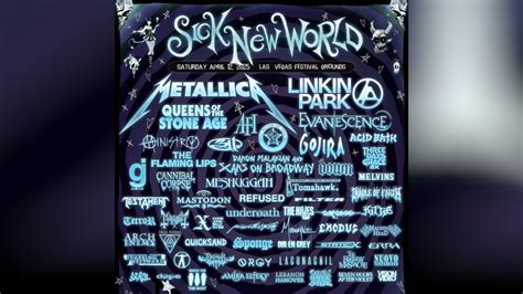 Rock On To Metallica And Linkin Park At Sick New World 2025 In Las Vegas