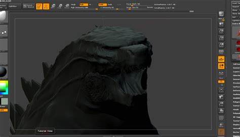 Godzilla 2014 3d Modeling Wip 4 With Eyes Godzilla Fan Works Forum