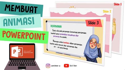 [slide 3] Membuat Animasi Powerpoint 3 Youtube