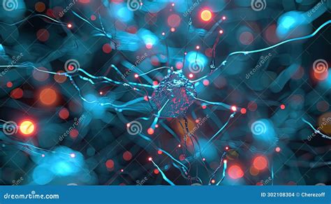 Illustration Neural Network Development Stock Illustration