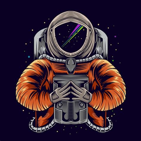 Premium Vector Astronaut Space Suit Illustration