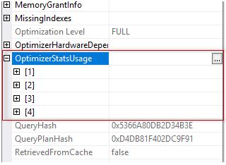 Sql Server Statistics To Compile A Query Plan