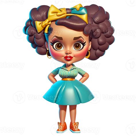 Retro Era Girls Ai Generated 28073941 Png