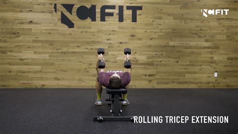 Rolling Tricep Extension Youtube