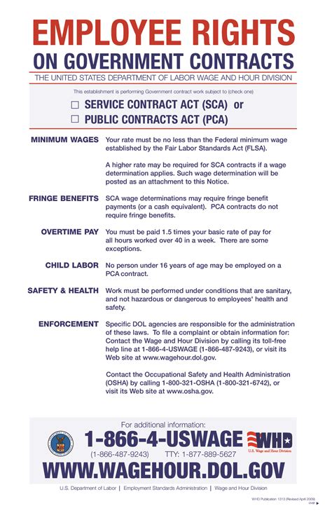 Federal Labor Law Notice