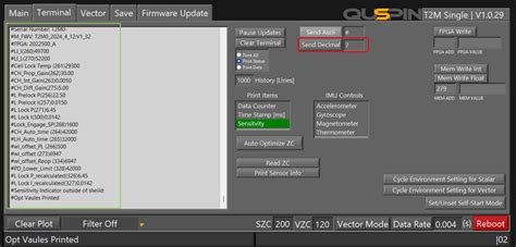 Reoptimizing A Gen 2 QTFM Sensor Instruction Manual QuSpin