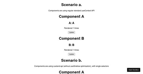 Contexts Codesandbox Contexts Codesandbox