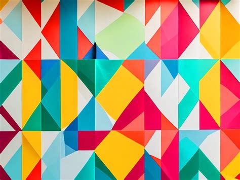 Premium Photo Beautiful And Colorful But Simple Wall With Patterns